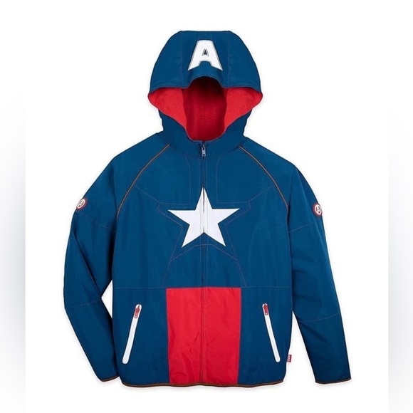 Disney | Jackets & Coats | Disney Parks Captain America Jacket | Poshmark